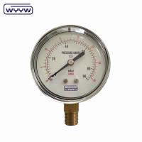 China Black Steel Lpg Low Capsule Pressure Gauge 2.5
