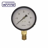China Black Steel Lpg Capsule Pressure Gauge 0-5psi 2.5