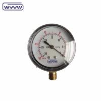 China Mbar Kpa General Steel Capsule Pressure Gauge 100mm OEM ODM OBM Customized for sale