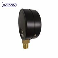 China Low Manometer SS 63mm InH2O WC Pressure Gauge Mbar Bellows Pressure Gauge for sale