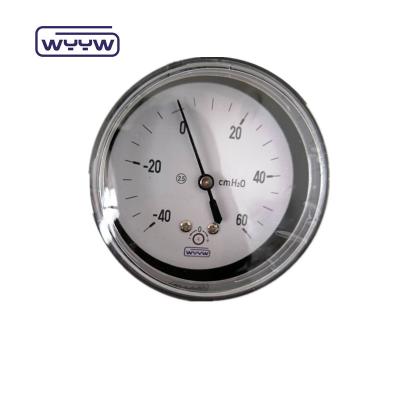 China bellows axial connection -40-60cmH2O 63mm capsule medical equipment cmh2o manometer for sale
