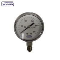 China MMWC & Mbar 63mm Capsule Pressure Gauge Manometer Stainless Steel Material for sale