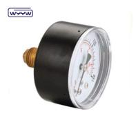China 80mm Kpa Mbar Bellows Pressure Gauge Low Pressure Manometer Radial Connection for sale