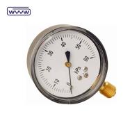 China 60-100mm CmH2O Capsule Pressure Gauge Manometer 1.6% Accuracy for sale