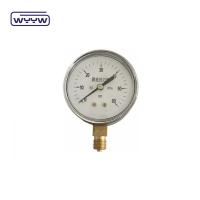 China 60-100mm CmH2O Capsule Pressure Gauge Manometer 1.6% Accuracy for sale