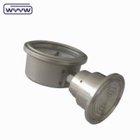 China SS316 Silicone Sanitary Pressure Gauge 100mm 1.6% Accuracy for sale