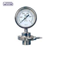 China 100mm Diaphragm Seal Type Pressure Gauge Heavy Duty Industrial Pressure Gauge for sale