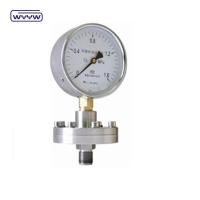 China 60mm SS316 Diaphragm Pressure Gauge Manufacturer 1 Year Warranty for sale
