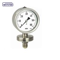 China WYYW Diaphragm Pressure Gauge 100mm Heavy Duty Pressure Gauge for sale