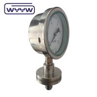 China Temperature resist diaphragm pressure gauge for sale