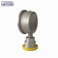 China Connect Diaphragm Pressure Gauge Tri Clamp Stainless Steel Pressure Meter for sale