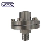 China 1/2 NPT BSP Low Pressure Diaphragm Pressure Gauge Stainless Steel for sale