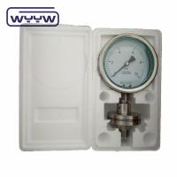 China industrial manometer 100mm diaphragm seal chemical plant pressure gauge for sale