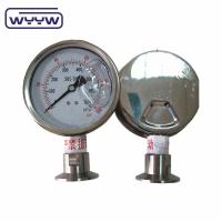 China all stainless steel diaphragm seal pressure gauge manometer for sale