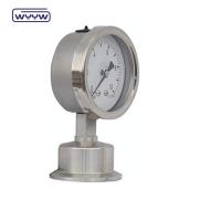 China Industrial Diaphragm Pressure Gauge Manometer OEM SS316 Case for sale