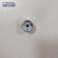 China Good quality hot sale OEM air hexagon brass chromed 250bar 300bar 350bar 23mm mini pressure gauge for sale