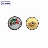 China High Quality 1inch 5000 6000 PSI back connection high pressure gauge for Paintball regulator for sale