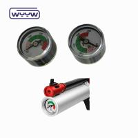 China 1 Inch 25mm Small Air Pressure Gauge 4% Precision Stainless Steel case for sale