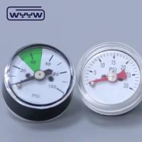 China Back Mount 23mm Pressure Gauge Manometer For Fire Extinguisher Accessories for sale