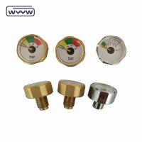 China Small Pressure Gauge Manometer 23mm 22mm Hexagon Mini Air Pressure Gauge for sale