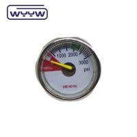 China Small Pressure Gauge Manometer 23mm 22mm Hexagon Mini Air Pressure Gauge for sale