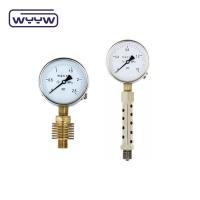 China 60mm 100mm High Pressure Meter Gauge With Radiating Tube Water for sale