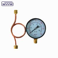 China Diaphragm Seal Radiator Pressure Gauge Stainless Steel Pressure Gauge For Steam for sale