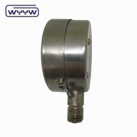 China Radial Dry Stainless Steel Pressure Gauge 60mm Back Mounting for sale