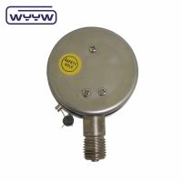 China Radial Dry Stainless Steel Pressure Gauge 60mm Back Mounting for sale