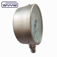 China 100mm SS304 Stainless Steel Pressure Gauge Hydraulic Pressure Gauge Manometer for sale