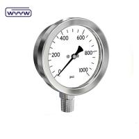 China High Accuracy Stainless Steel Pressure Gauge 6