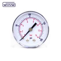 China Dry Stainless Steel Pressure Meter 60mm Manometro Pressure Gauge for sale