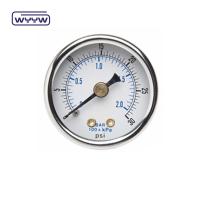 China Dry Stainless Steel Pressure Meter 60mm Manometro Pressure Gauge for sale