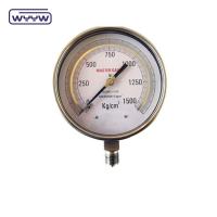 China Bottom Mount Liquid Filled Pressure Gauge Standard EN 837-1 YTN-100 for sale