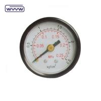 China SS304 Center Back Mount Pressure Gauge ,  Dual Bar Pressure Gauge for sale