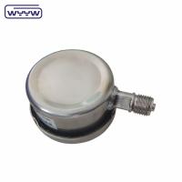 China 60mm Silicone Hydraulic Liquid Filled Pressure Gauge Stainless Steel Material for sale