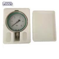 China 60mm Silicone Hydraulic Liquid Filled Pressure Gauge Stainless Steel Material for sale