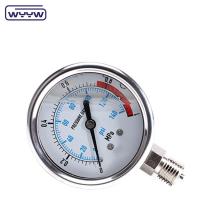 China CE High Pressure Gauge Stainless Steel Autoclave Pressure Gauge Manometer for sale