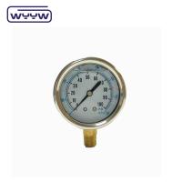 China Semi-Stainless Steel Oil Filled Pressure Gauge for sale