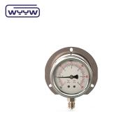 China Silicone / Glycerine Liquid Filled Pressure Gauge 0-600bar Aseismic for sale