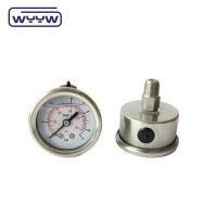 China Semi-Stainless Steel Oil Filled Pressure Gauge for sale
