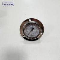 China Hydraulic Pressure Gauge Flange SS304 Glycerine Or Silicome Filled Manometer for sale