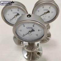 China Diaphragm Seal Pressure Gauge 10 Bar Ss316 Glycerine Filled For Chemical Oil And Gas for sale