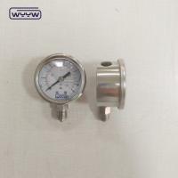 China Bottom Mount Liquid Filled Hydraulic Pressure Gauge For Automotive Industry for sale