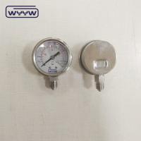 China Bottom Mount Liquid Filled Hydraulic Pressure Gauge For Automotive Industry for sale