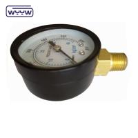 China Bottom Mount Economy Pressure Gauge With NPT BSP Connection For Air And Water for sale