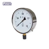 China Pressure 0 .. 1000 Bar All Stainless Steel Pressure Gauge For Pharmaceutical Applications No Liquid Filled for sale