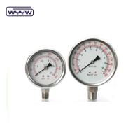China No Liquid Filled Design 316l Stainless Steel Pressure Gauge for sale