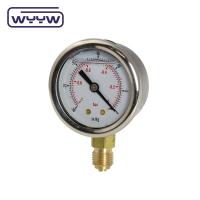 China 2.5 Inches Dial Size Vacuum Measurement Instrument For Pressure Range Of 30inHG Vacuum Through 15000psi for sale