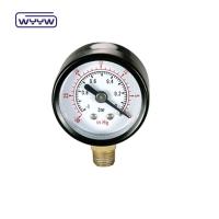 China Bottom Or Axial Mount Vacuum Pressure Gauge Customized Support Affordable for sale